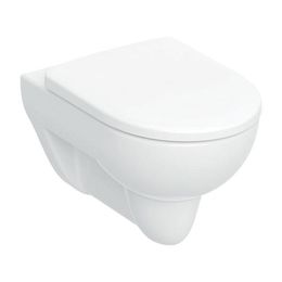 Geberit Renova Wand-Tiefspül-WC 500802001 4,5 l, Set, mit WC-Sitz, weiß
