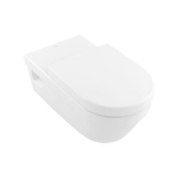 Villeroy & Boch Villeroy und Boch Vicare Universal Wand-WC-Combi-Pack 56498101 Tiefspüler, wandhängend, Abgang waagerecht