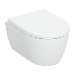 Geberit iCon Set Wand-Tiefspül-WC 503048008 35,5x49cm, verkürzte Ausladung, mit WC-Sitz, weiß KeraTect