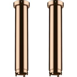 Hansgrohe AXOR ShowerSolutions Verl&auml;ngerung Set 13603300 230 mm f&uuml;r Deckenbefestigung ShowerHeaven 1200/300 4jet, Polished Red Gold