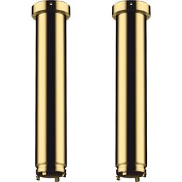 Hansgrohe AXOR ShowerSolutions Verl&auml;ngerung Set 13603990 230 mm f&uuml;r Deckenbefestigung ShowerHeaven 1200/300 4jet, Polished Gold Optic