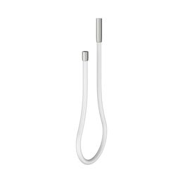KEUCO Universal Gussschlauch 59996211851 1800mm, Schlauch wei&szlig;, Edelstahl-finish / wei&szlig;