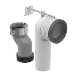 Geberit Anschluss-Set 152063001 Abgang vertikal, für Stand-WC TurboFlush