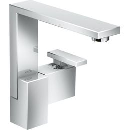 Hansgrohe Axor Edge Waschtischarmatur 46020000 chrom, mit Push-Open Ablaufgarnitur, Ausladung 175mm
