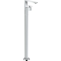 Hansgrohe Axor Edge Waschtischarmatur 46040000 chrom, mit Push-Open Ablaufgarnitur, Ausladung 180mm, bodenstehend