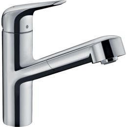 Hansgrohe Focus M42 Sp&uuml;ltisch-Einhebelmischer 150 71865000 mit Ausziehauslauf, 1jet, chrom