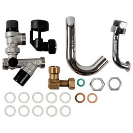 Wolf Cgw-2 Anschlussset Trinkwasser 8610476 ohne Druckminderer, Aufputzinstallation