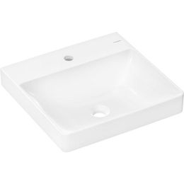 Hansgrohe Xelu Q Handwaschbecken 60316450 500x480mm, mit Hahnloch, ohne &Uuml;berlauf, wei&szlig;