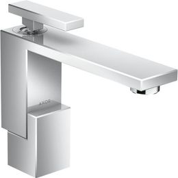 Hansgrohe Axor Edge Waschtischarmatur 46010000 chrom, mit Push-Open Ablaufgarnitur, Ausladung 160mm
