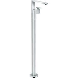 Hansgrohe Axor Edge Waschtischarmatur 46041000 chrom, Diamantschliff, mit Push-Open Ablaufgarnitur, Ausladung 180mm, bodenstehend