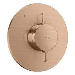 Hansgrohe AXOR One Mischer 48415310 Unterputz f&uuml;r 2 Funktionen, brushed red gold