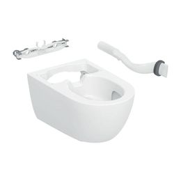 Geberit WC-Keramik f&uuml;r AquaClean Alba 245823011 wei&szlig;, Ersatzkeramik, ohne Technik