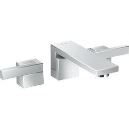 Hansgrohe Axor Edge 3-Loch-Waschtischarmatur 46060000 chrom, Unterputz, Wandmontage, Ausladung 190mm