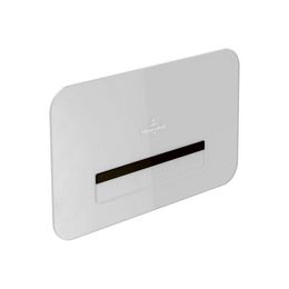 Villeroy & Boch Villeroy und Boch WC-Betätigungsplatte 922311RE 26,9x16,1x1,3cm, elektronisch, Glossy White