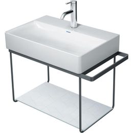 Duravit DuraSquare Metallkonsole 0031144600 66,5x38,1cm, wandhängend, schwarz matt