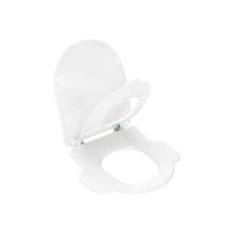 Villeroy & Boch Villeroy und Boch O.novo kids WC-Sitz 8M1261T1 mit Deckel, für Kinder, Scharniere Edelstahl, weiß AntiBac