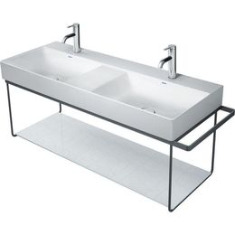 Duravit DuraSquare Metallkonsole 0031184600 126,5 x 45,1 cm, wandhängend, schwarz matt