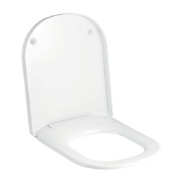 Geberit WC-Sitz 572140000 wei&szlig;, Befestigung von unten, Scharniere Edelstahl