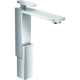 Hansgrohe Axor Edge Waschtischarmatur 46030000 chrom, mit Push-Open Ablaufgarnitur, Ausladung 180mm