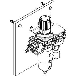 Gr&uuml;nbeck Gr&uuml;nbeck Armaturengruppe zu Kompressor 246000010000 Steuerluftkompressor