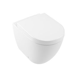 Villeroy & Boch Villeroy & Boch Subway 2.0 Stand-Tiefspül-WC 5602R001 37x56cm, spülrandlos, Abgang waagerecht, weiß
