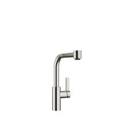 Dornbracht Elio Sp&uuml;ltisch-Einhebelmischer 33870790-06 herausziehbar, Griff rechts, mit Brausefunktion, Ausladung 235 mm, platin matt