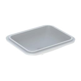 Geberit VariForm Unterbauwaschtisch 500767002 58x49cm, ohne Hahnloch, &Uuml;berlauf, rechteckig, wei&szlig; KeraTect
