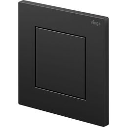 Viega Visign for Style Bet&auml;tigungsplatte 818050 130x130x8mm, f&uuml;r Urinal, Kunststoff schwarz matt