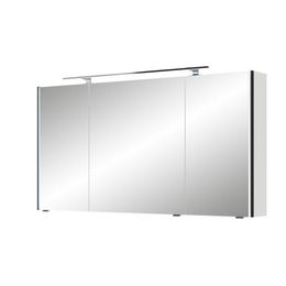 Pelipal Serie 7045 Spiegelschrank SEEA02413G126AU LED-Plus-Aufsatzleuchte, dreit&uuml;rig, chrom, 130 cm