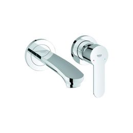 Grohe Eurostyle Cosmopolitan Fertigmontageset 19571002 chrom, 2-Loch-Waschtischarmatur, Metall-Hebelgriff, Ausladung 171 mm