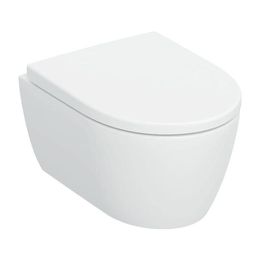 Geberit iCon Wand-Tiefspül-WC 503049JT1 35,5x49cm, verkürzte Ausladung, mit WC-Sitz, weiß matt
