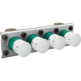 Hansgrohe Grundk&ouml;rper 45443180 3 Verbraucher, Auf-/Unterputz, f&uuml;r Wannen- und Fliesenrand