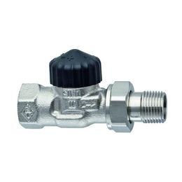 Heimeier Thermostat-Ventilunterteil Standard Durchgang 1 1/4", Rotguss vernickelt 220205000