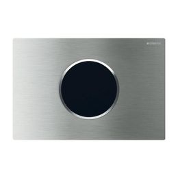 Geberit WC-Steuerung 115906SN6 Netzbetrieb, 2-Mengen-Sp&uuml;lung, verschraubbar, Edelstahl geb&uuml;rstet