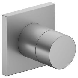 KEUCO Ixmo Fertigmontageset 59541170002 Aluminium-finish, Unterputz-Absperrventil, Griff Pure, eckig