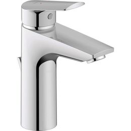 Duravit No. 1 Waschtischarmatur N11020001010 mit Zugstangen-Ablaufgarnitur, Ausladung 106mm, chrom