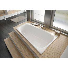 Hoesch iSENSI Badewanne 3958.010 180x120cm, rechts, weiß