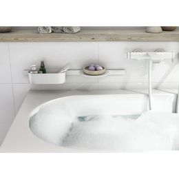 Hansgrohe WallStoris Badewannenset 27966700 aus Kunststoff, Mattwei&szlig;