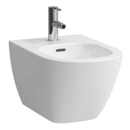 Laufen Lua Wand-Bidet H8300810003021 mit &Uuml;berlauf, 1 Hahnloch, wei&szlig;