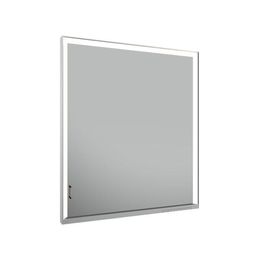 KEUCO Royal Lumos Spiegelschrank 14311172101 Wandeinbau, silber-eloxiert, verdecktes Ablagefach, 650 x 735 x 165 mm, Anschlag rechts