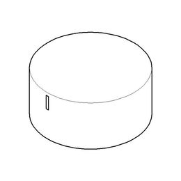 Dornbracht Griff 092074005-08 092074005 D. 60 x 29 mm platin