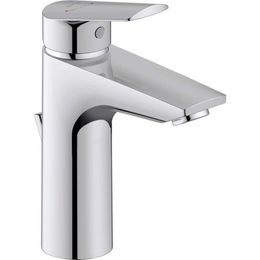 Duravit No. 1 Waschtischarmatur N11021001010 mit Zugstangen-Ablaufgarnitur, Ausladung 106mm, Fresh-Start, chrom