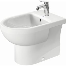 Duravit No. 1 Stand-Bidet 2296100000 37x57cm, mit Hahnloch, Überlauf, Hahnlochbank, weiß
