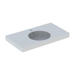 Geberit Preciosa II Waschtisch 123290000 60 x 50 cm, weiss, mit Hahnloch und &Uuml;berlauf