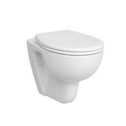 Vitra Conforma Wand-Tiefspül-WC 7712B003-0075 35,5x54cm, plus 60mm, Rollstuhlgerecht, Sitzhöhe 48cm, weiß Hochglanz