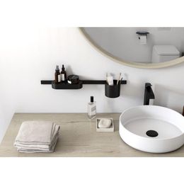 Hansgrohe WallStoris Badezimmerset 27968670 aus Kunststoff, Mattschwarz