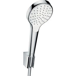 Hansgrohe Croma Select S 1jet Wannenset 26410400 weiss-chrom, 160 cm Schlauch Isiflex