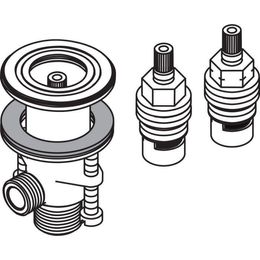 Hansgrohe Ab-vtl. Axor 3-L. WT-Arm. 97357000 warm + kalt Oberteil