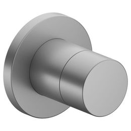 KEUCO Ixmo Fertigmontageset 59541170001 Aluminium-finish, Unterputz-Absperrventil, Griff Pure, rund