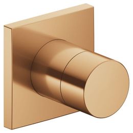 KEUCO IXMO Pure Absperrventil 59541030002 Bronze geb&uuml;rstet, Unterputz Montage, eckig, f&uuml;r 1 Verbraucher